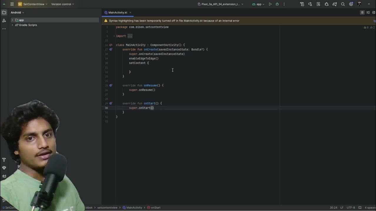 Why do we need to call setContentView() in onCreate() of Activity class? - YouTube
