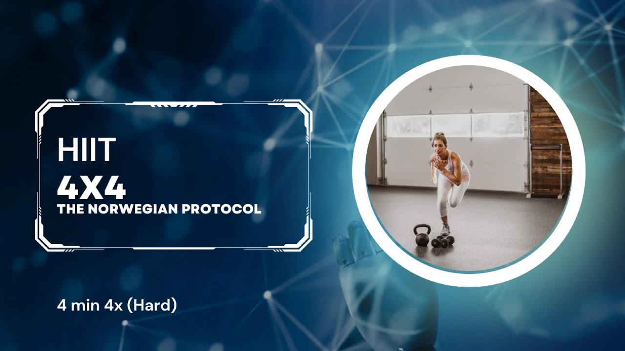 HIIT 4x4 Workout (Very High Heart Rate) - YouTube