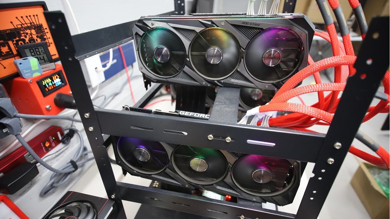 Forget Vast Ai... RTX 3090 Mining Rig Overclocking Karlsen hashrate ...