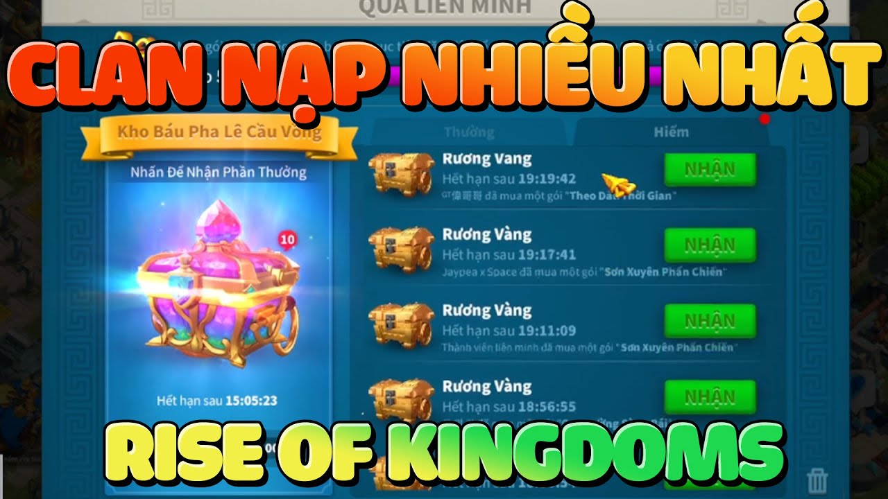 Mở GOLD CHEST #1960 Chuẩn Bị Pass 7 Rise of Kingdoms - Các Boss #1093 ...