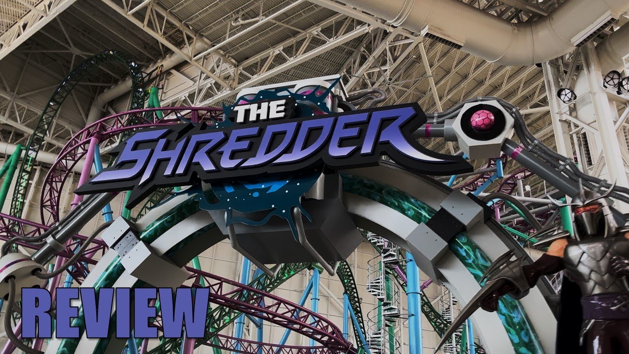 The Shredder Nickelodeon Universe Review The World's LONGEST Gerstlauer ...