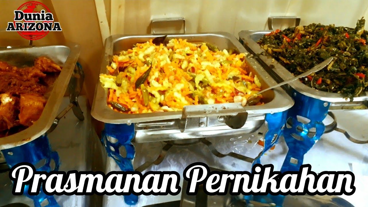 Menu prasmanan pernikahan sederhana - YouTube