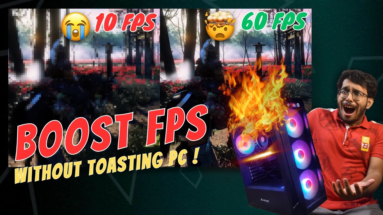Boost FPS without frying your pc | I fixed my fps... and my pc didn’t ...
