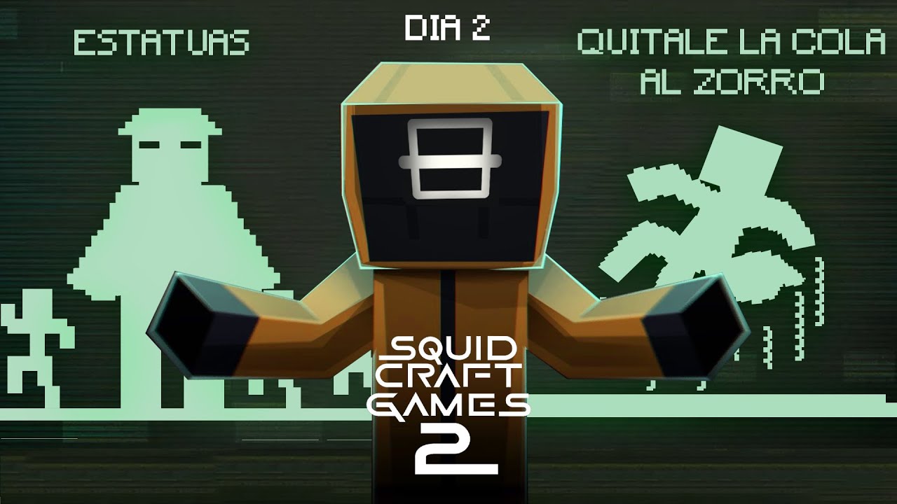 ESTOS SON LOS JUEGOS DEL DIA 2 EN LOS SQUID CRAFT 2 | SQUIDCRAFT 2 MINECRAFT - YouTube