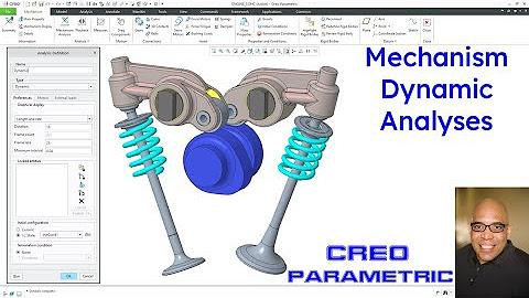 Creo Parametric Mechanisms 4 - Mechanism Dynamics Option (MDO) - YouTube