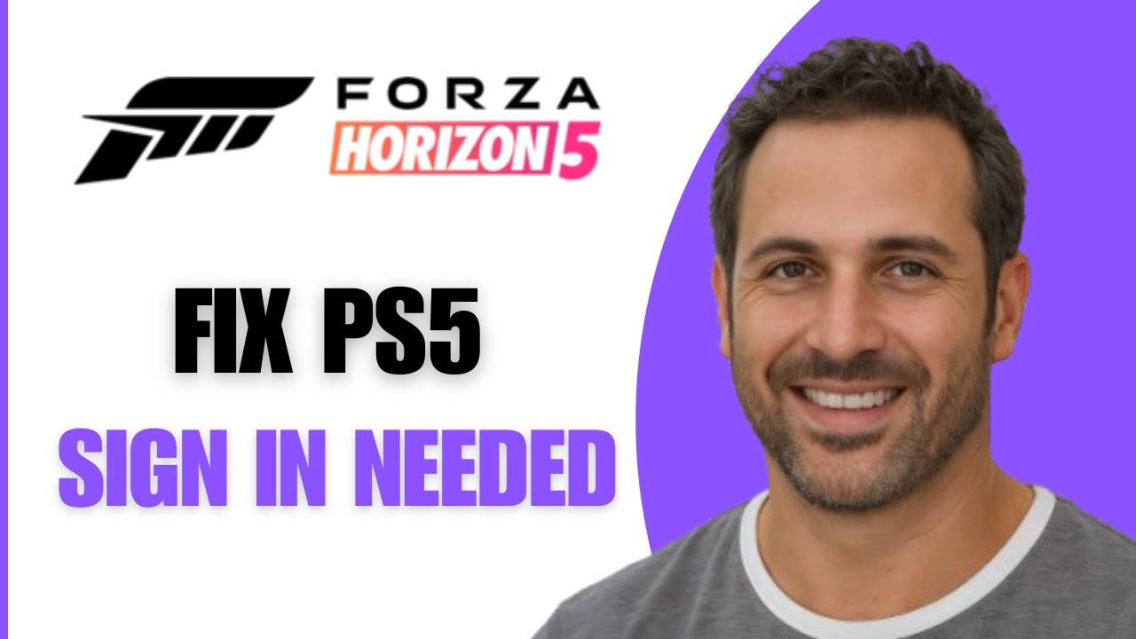 How To EASILY Fix Forza Horizon 5 Sign In Needed PS5 (Step By Step ...