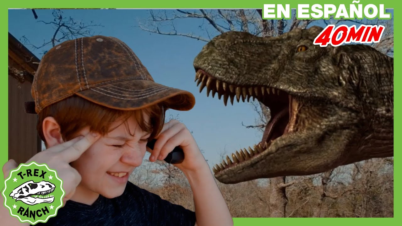 Parque de T-Rex | Capa invisible de dinosaurio y holograma - YouTube