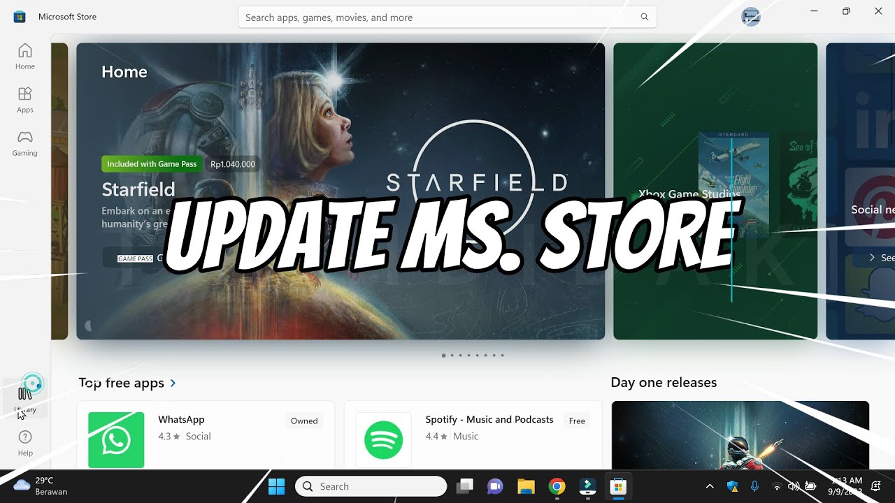 How to Update Microsoft Store Apps Installed in Windows 11 - YouTube