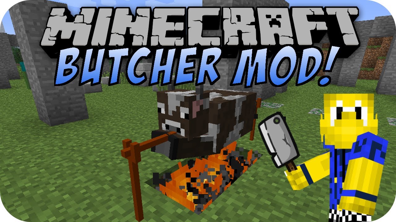 Minecraft TIERE SCHLACHTEN (BUTCHER MOD) - YouTube