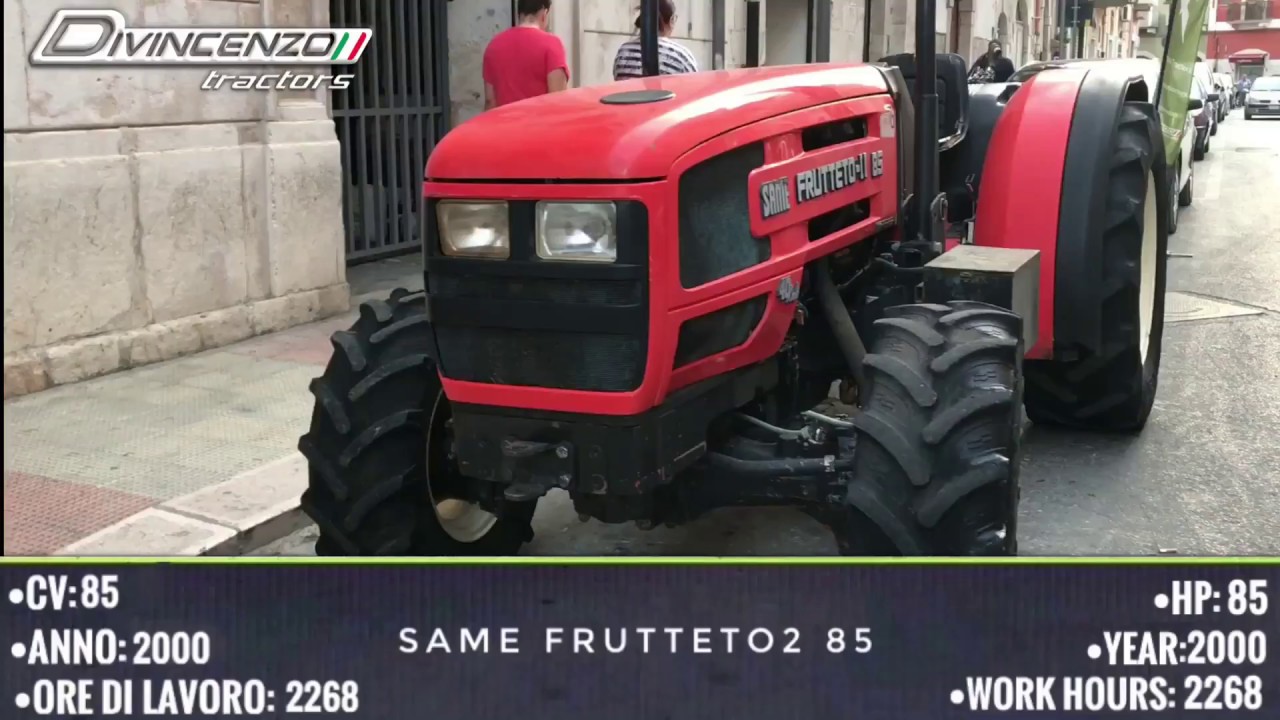 Same 85 Frutteto 2 - Trattore usato - Used Tractors - YouTube