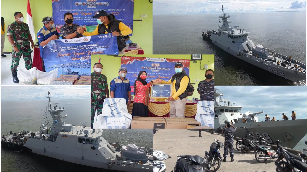KRI TOMBAK 629 EKSPEDISI RUPIAH BERDAULAT 2022 BANK INDONESIA BERSAMA ...