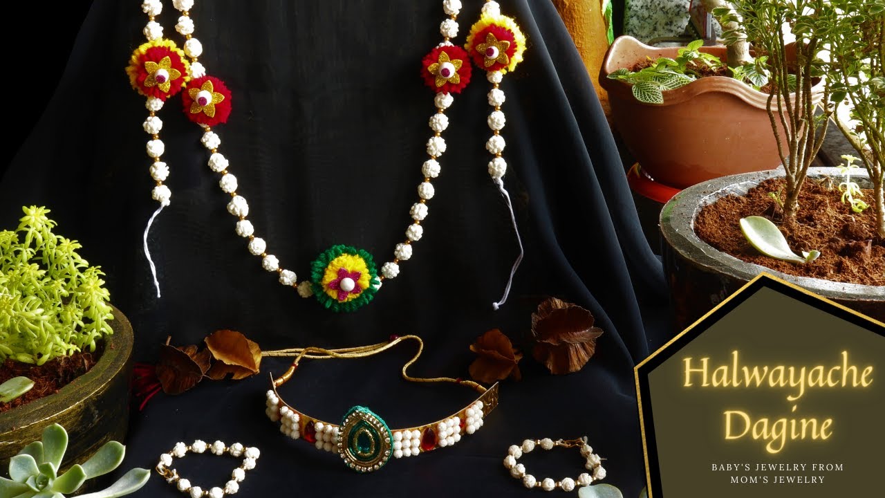 DIY Halwyache Dagine| Bornhan Jewellery| From Mom's Sankranti special ...