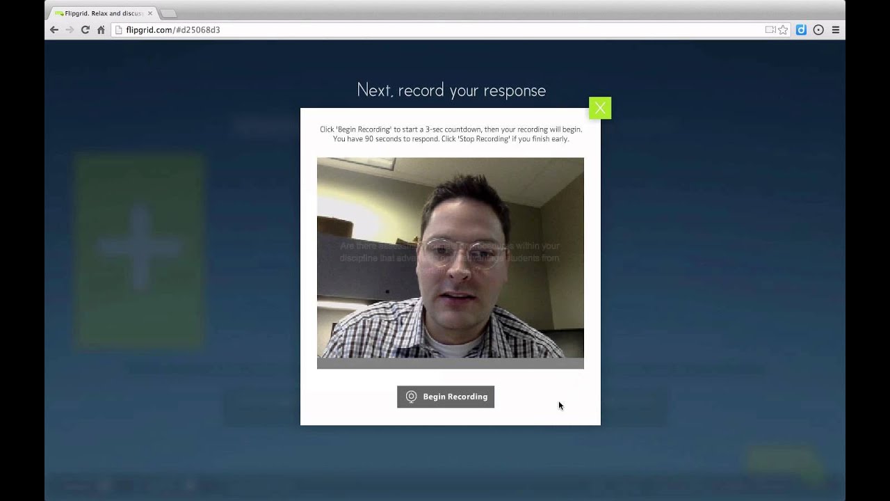 Submitting a FlipGrid Video Response - YouTube