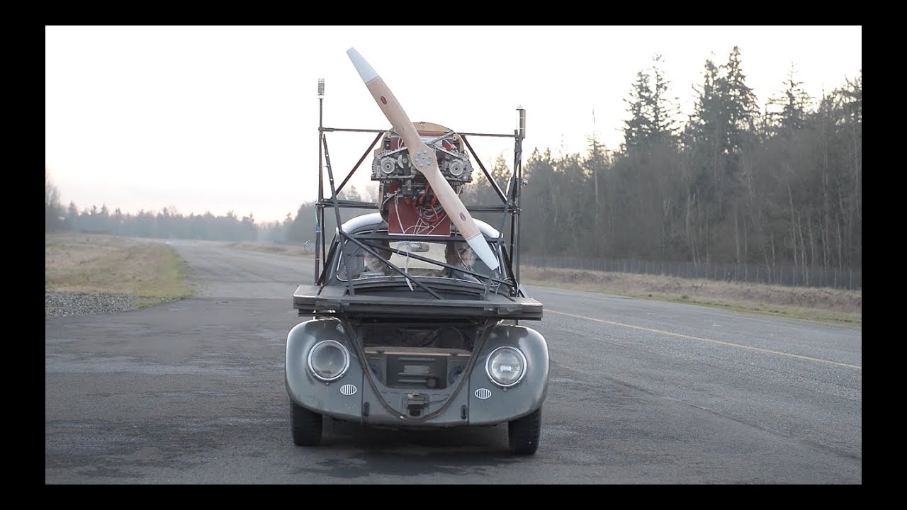 Propeller-driven VW Beetle - YouTube