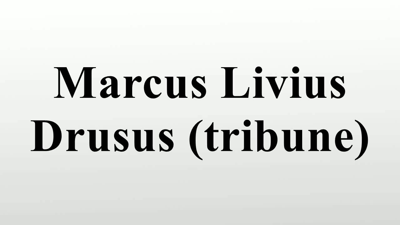 Marcus Livius Drusus (tribune) - YouTube