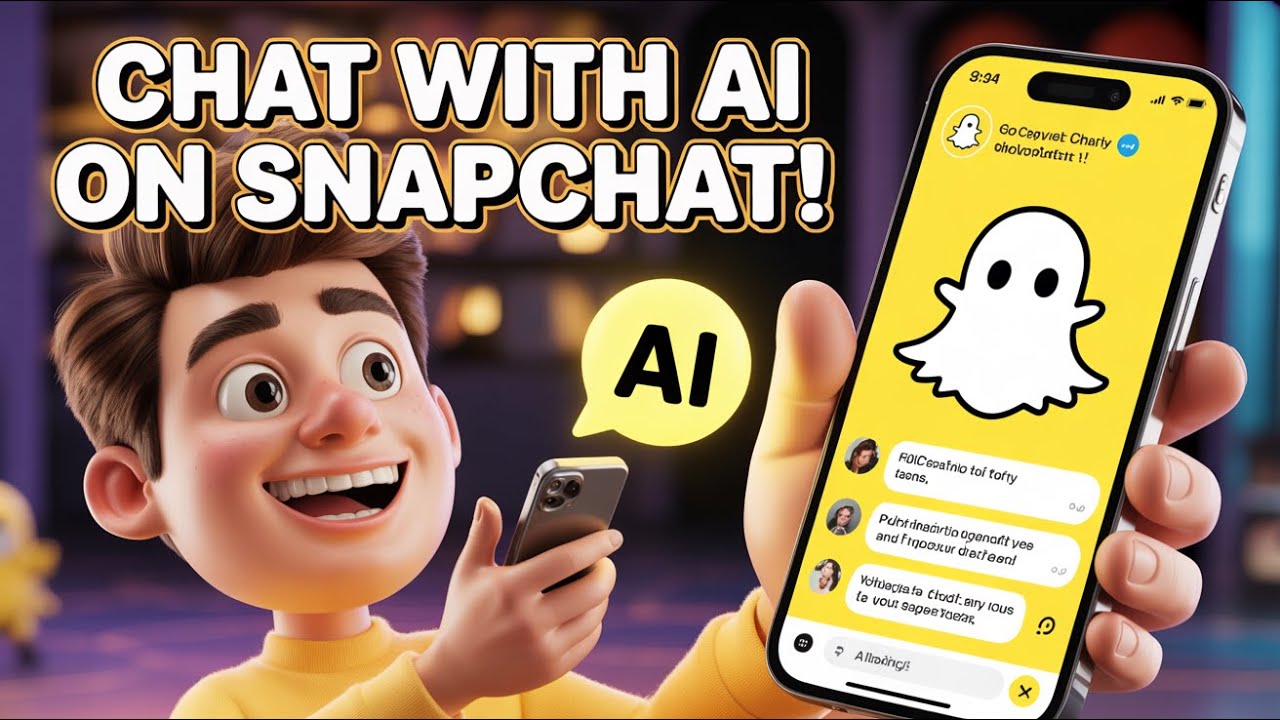 How to Chat with My AI on Snapchat - YouTube