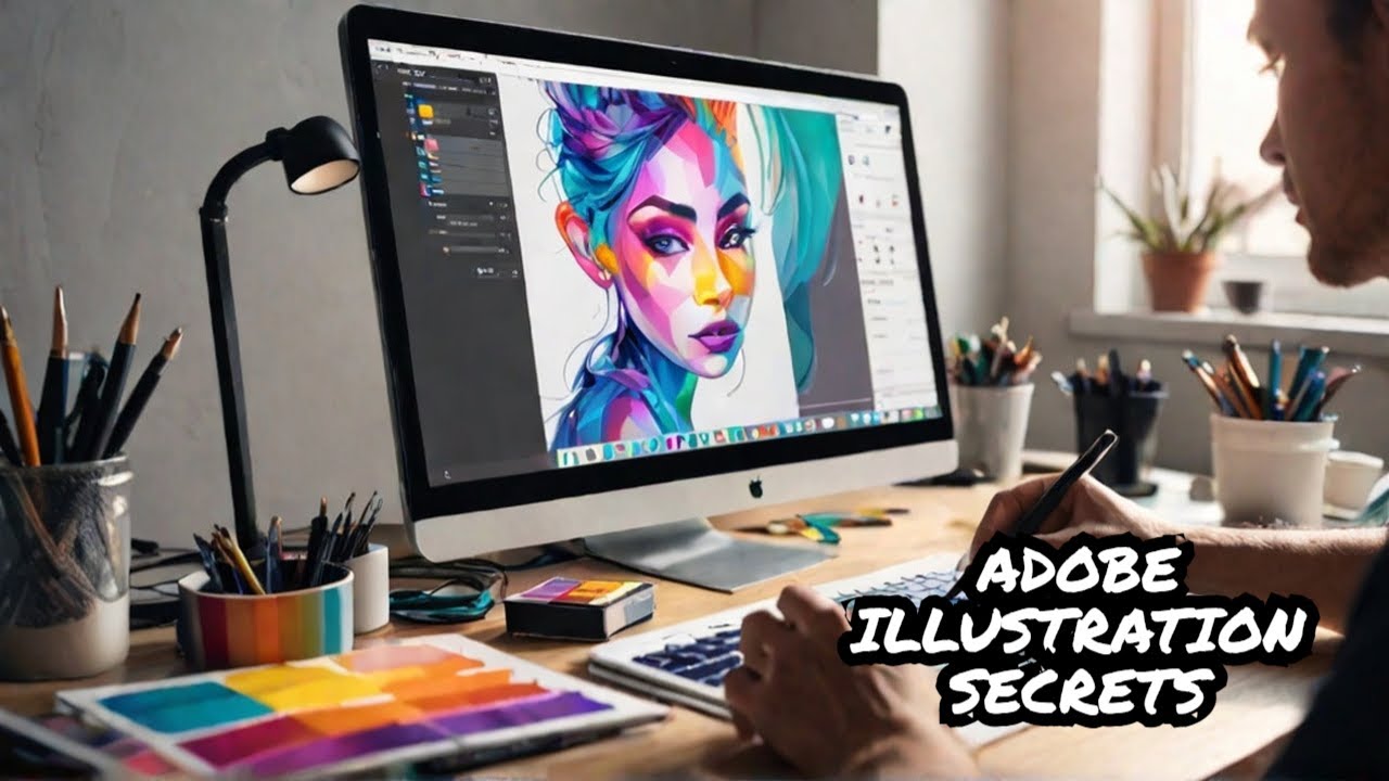 Adobe illustration Image design with color effect- LIve Class - YouTube