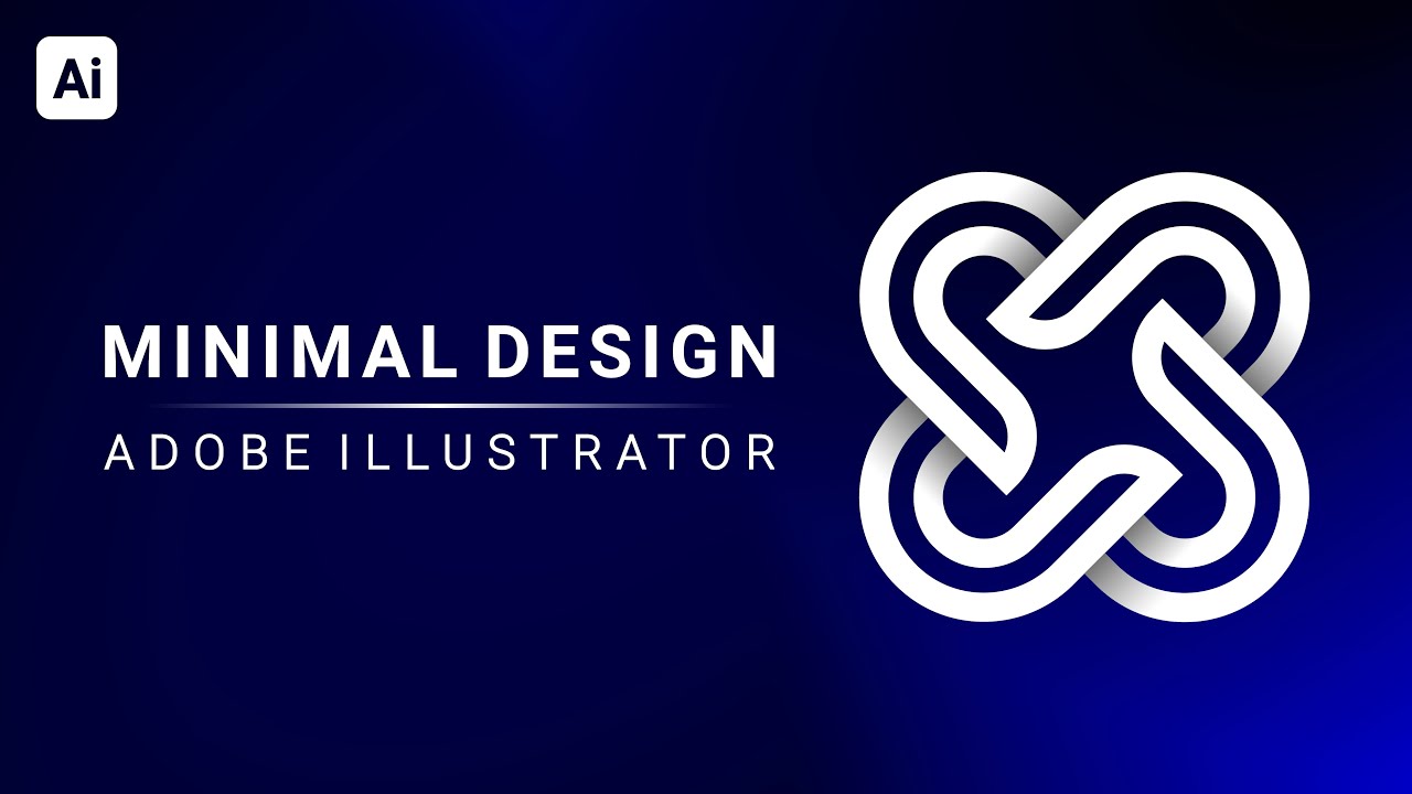 How to Create a Minimal Design | Adobe Illustrator Tutorial - YouTube