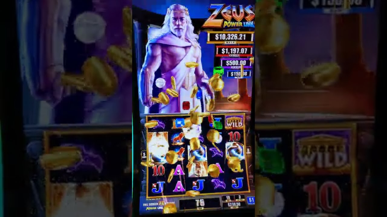 Zeus Power Link Game with 6 Free Spins @ $15/Bet - YouTube