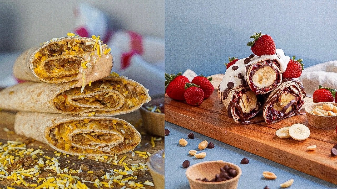 Easy Vegan Roll Up Recipes 🌱 Summer Snack Ideas - YouTube