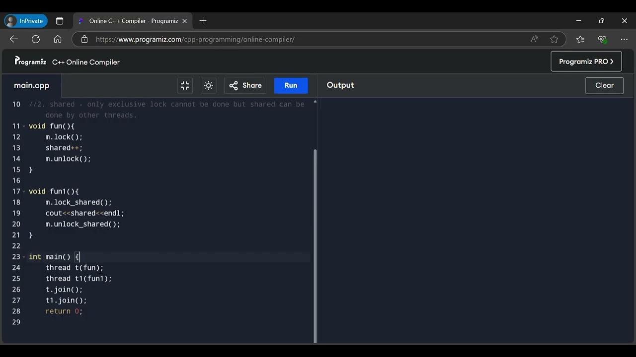 std::shared_mutex in C++ #cpp #cppbasics #cplusplus #concurrency # ...