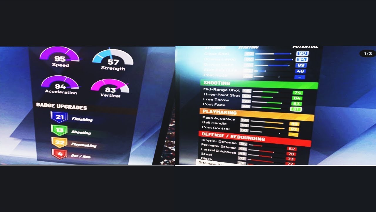 NBA 2K20 My Player Builder Stats & Badges - YouTube