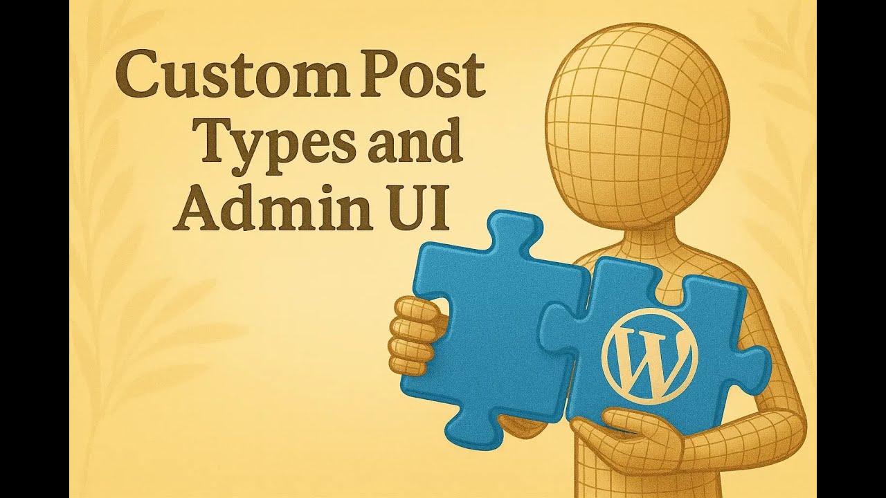 Build a WordPress Plugin from Scratch – Part 2 (Custom Post Types & Admin UI Tutorial) - YouTube