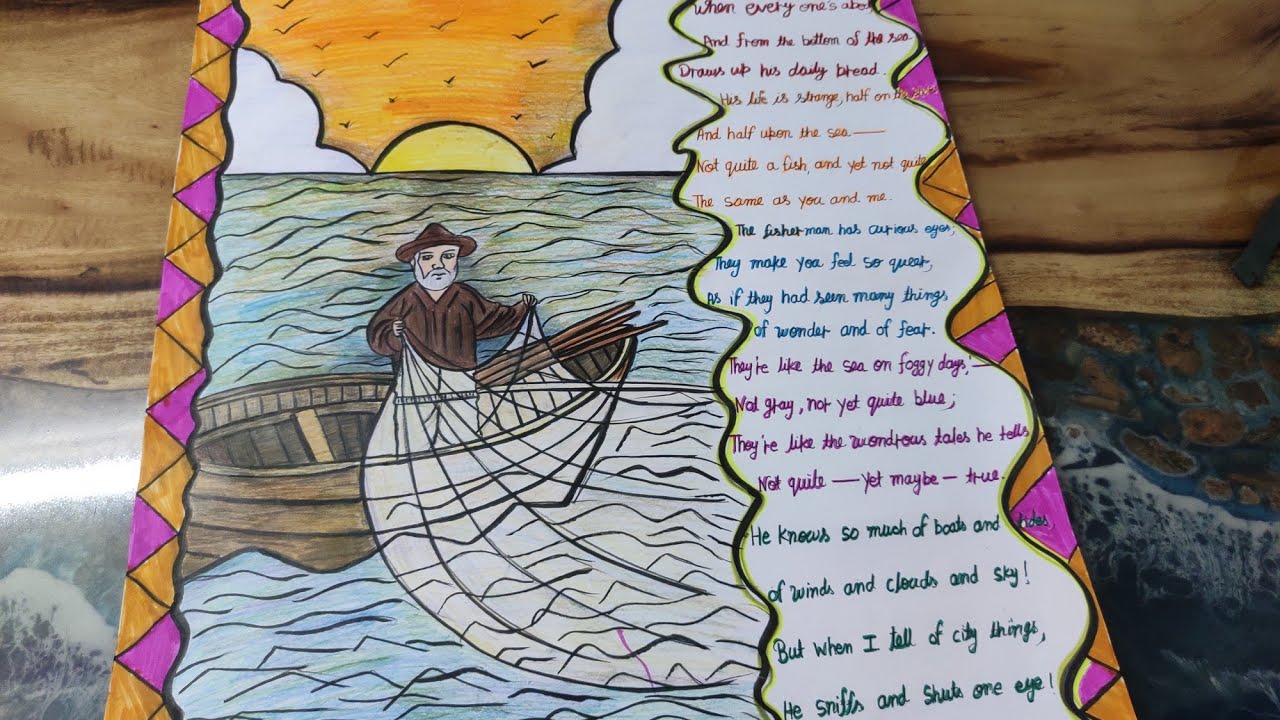 The fishermen poster drawing/live session#part_2 - YouTube