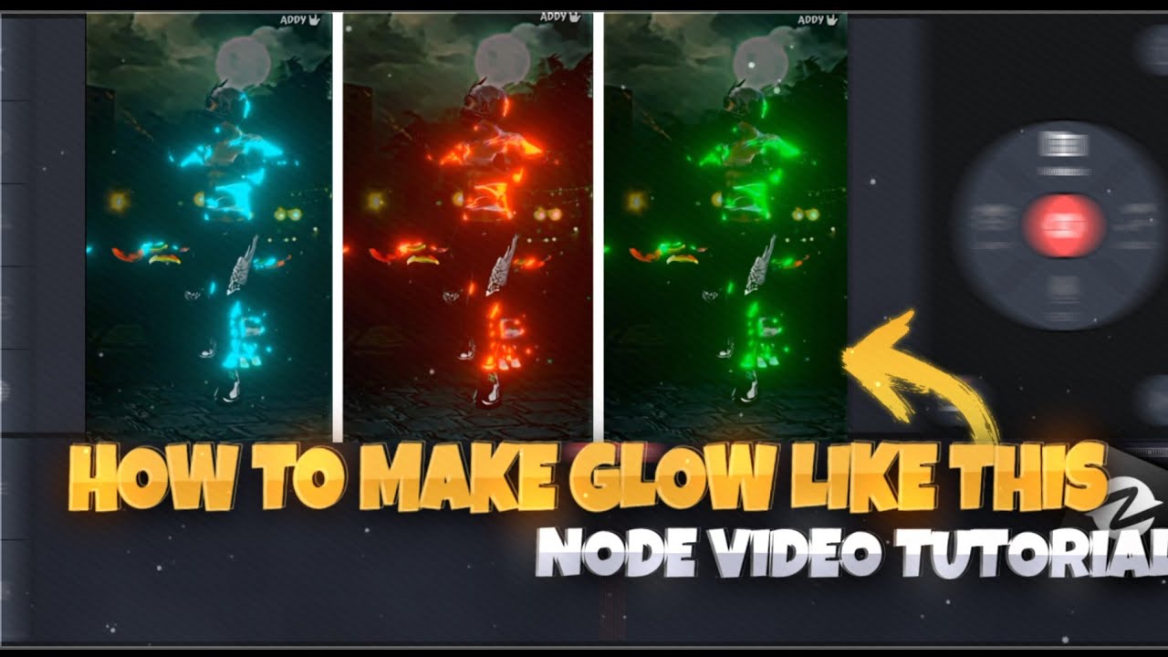 NODE VIDEO GLOW TUTORIAL || WITH IN 5 MINUTES 😲 - YouTube