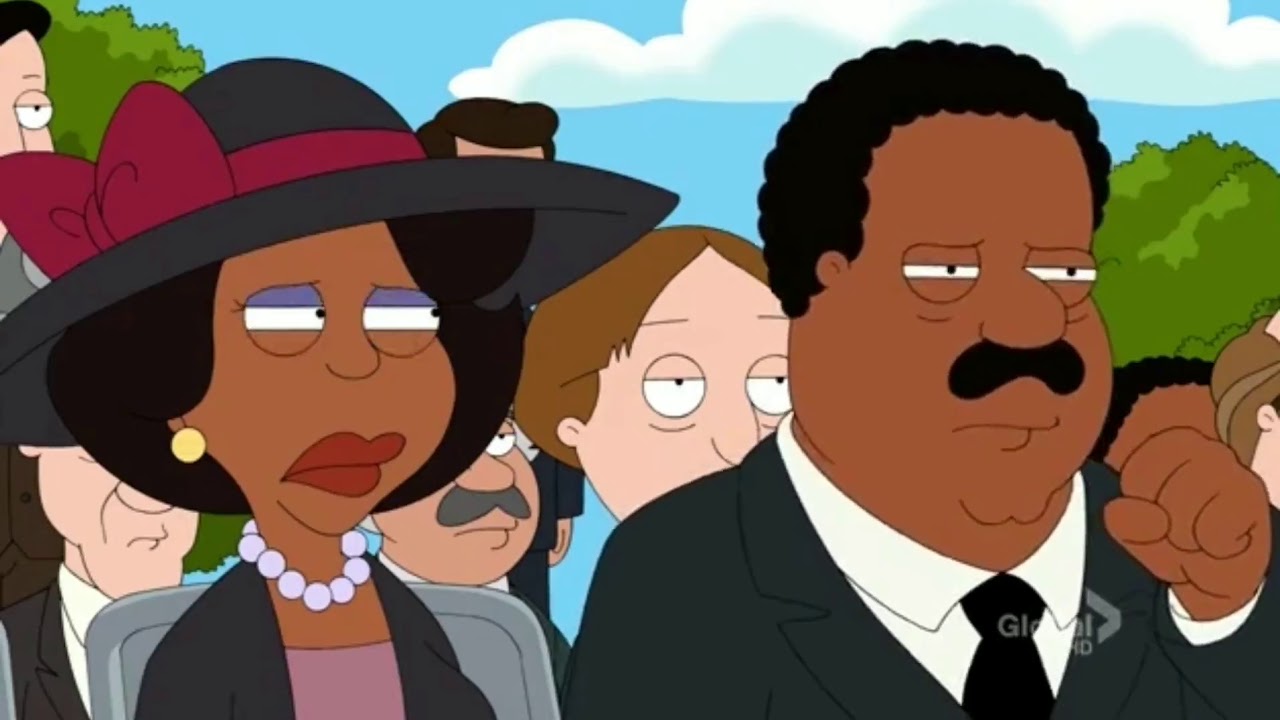 The Cleveland Show Cleveland Cries At Loretta's Funeral - YouTube