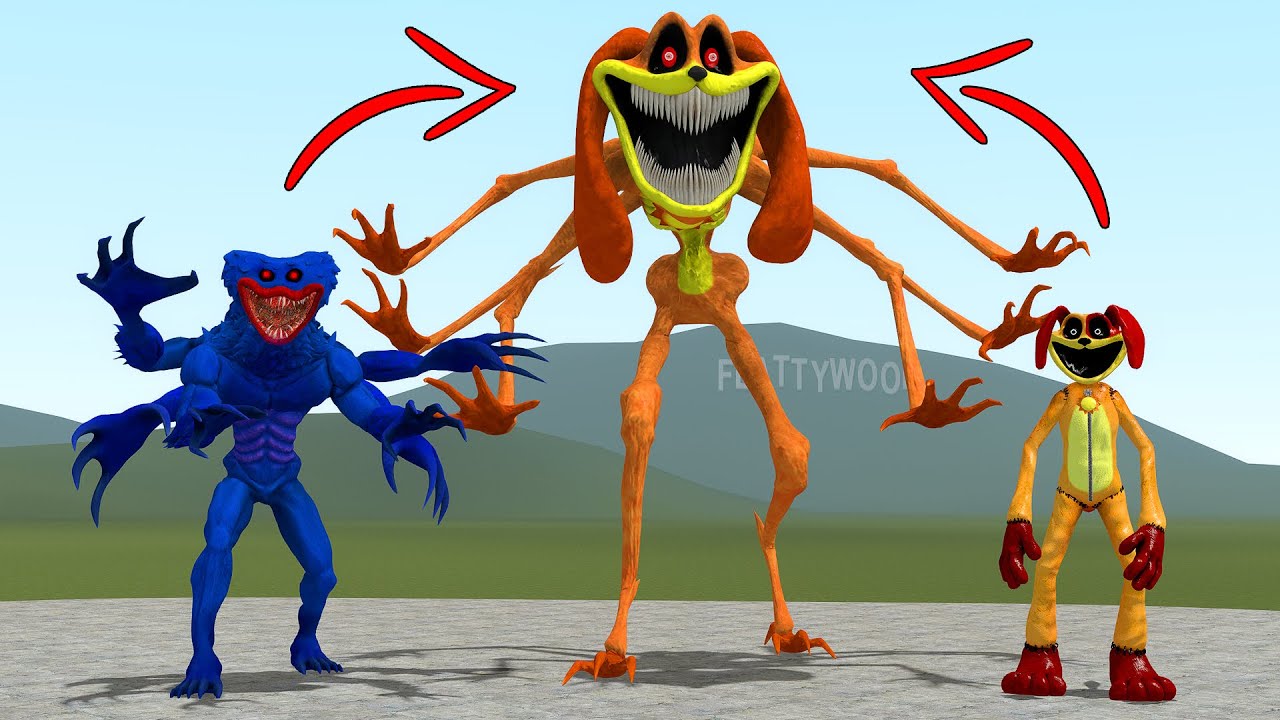New Evolution Of NIGHTMARE DOGDAY DEMON Poppy Playtime 3 In Garry's Mod ...