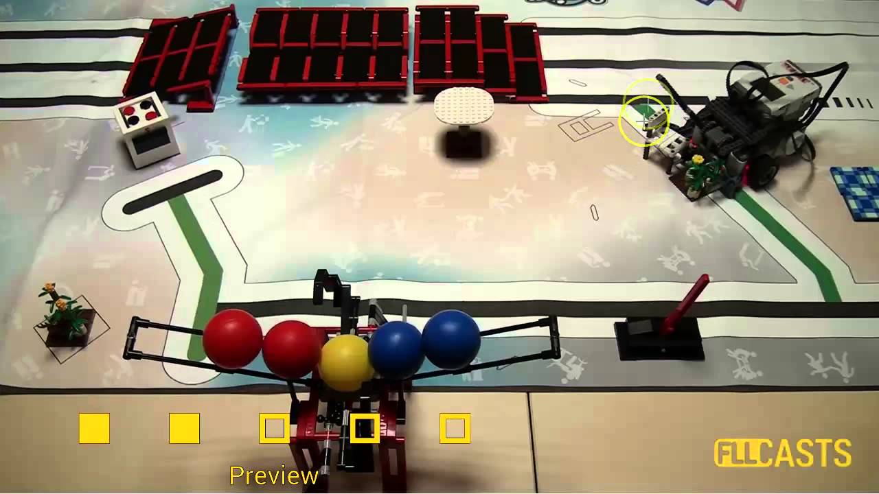 How to align LEGO Robot to a line using a block with direction - YouTube