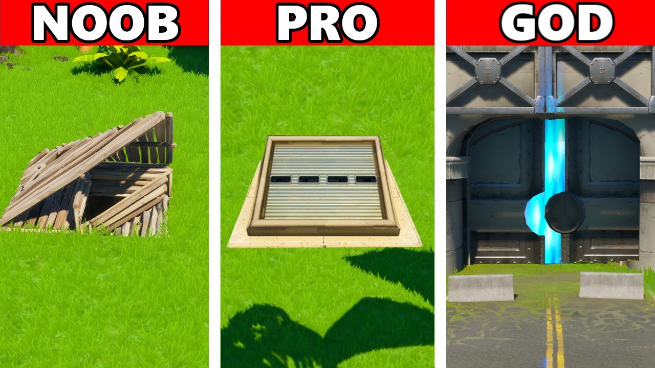 Fortnite NOOB vs PRO vs GOD - BUNKER CHALLENGE / Animation - Short Film ...