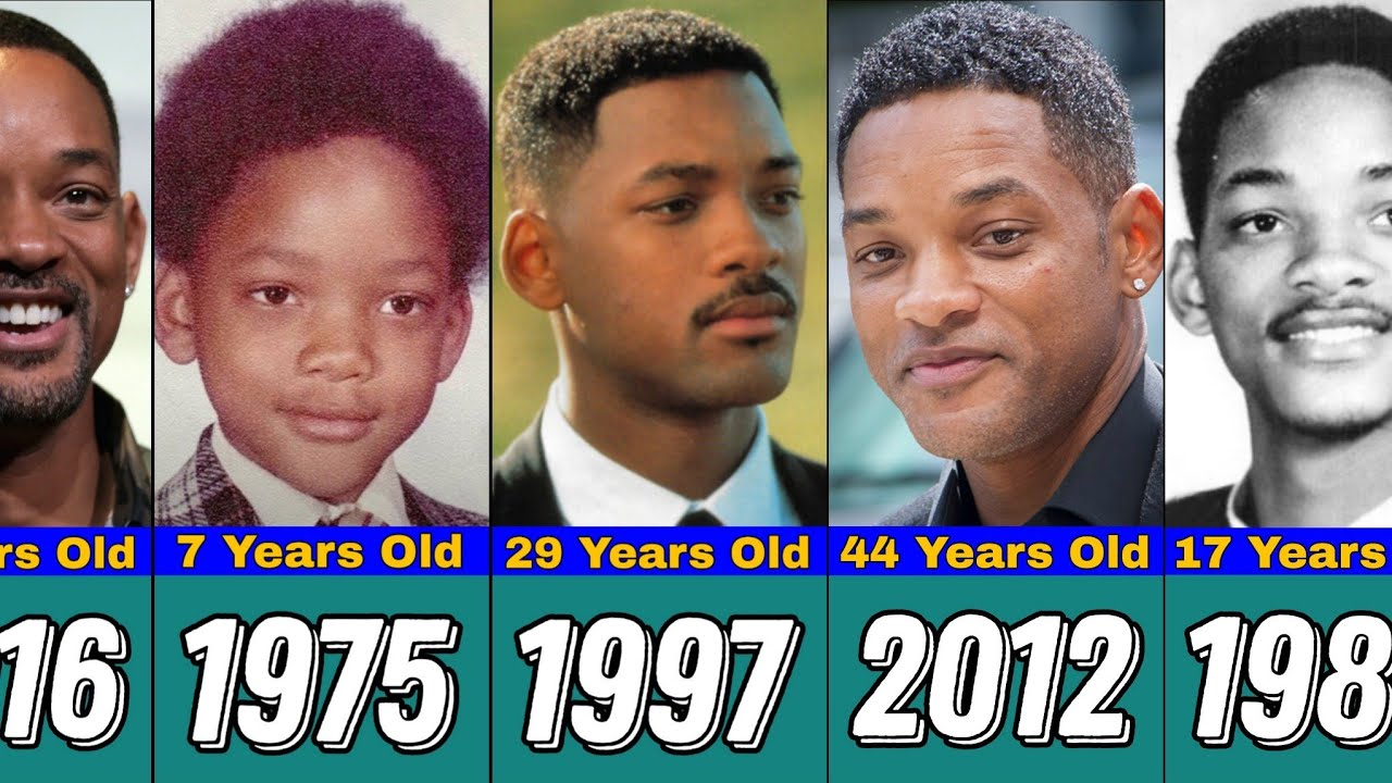 Will Smith - Transformation From 1 to 56 Years Old - YouTube