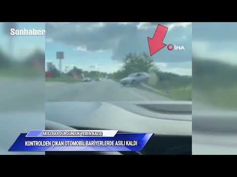 Akıllara durgunluk veren kaza!