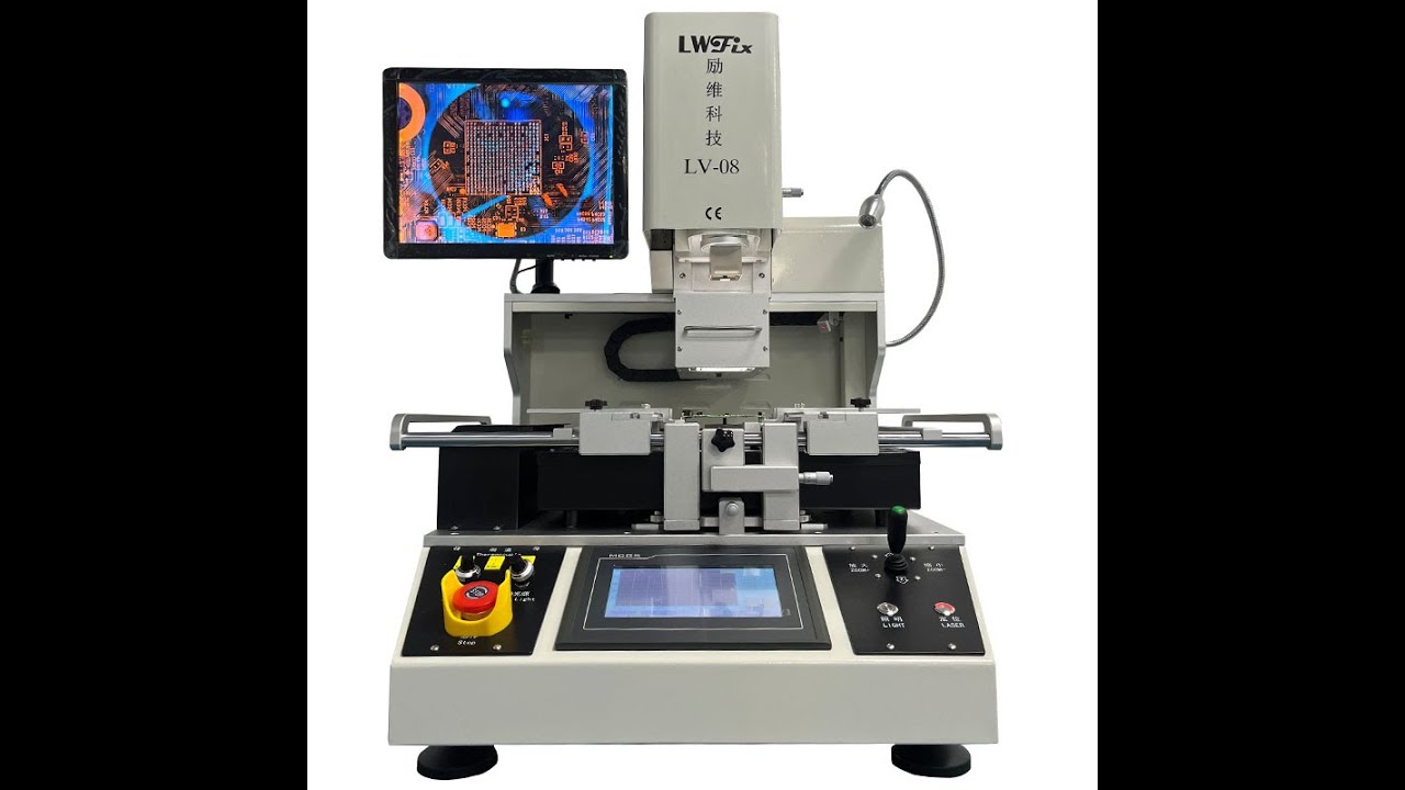 LV08 bga rework station repair machine with split vision ecu board ...