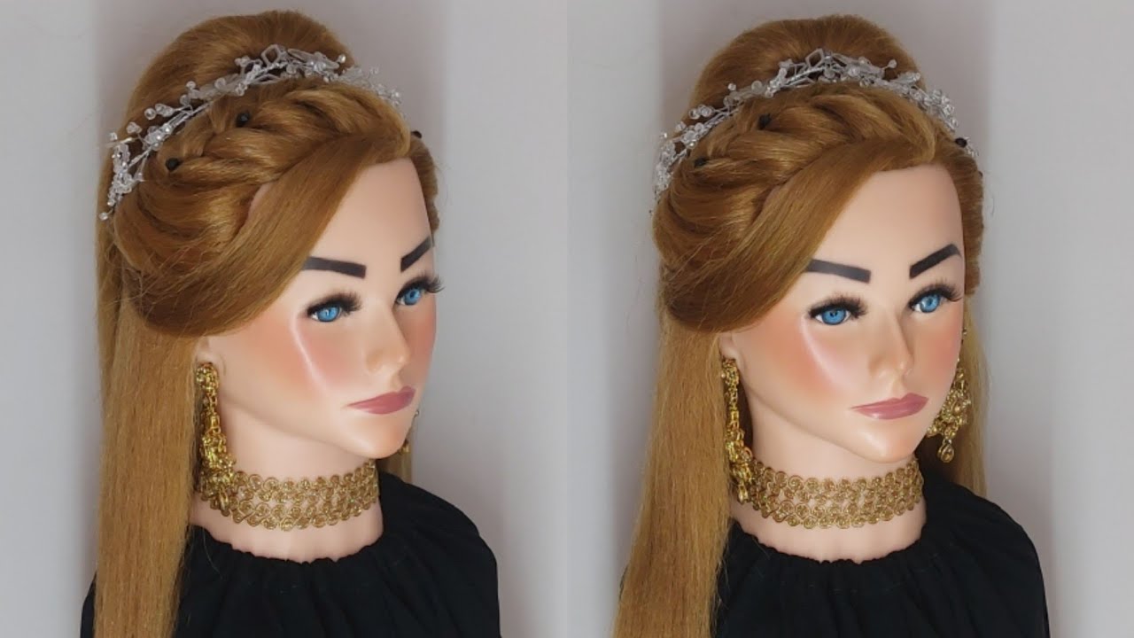 Simple hairstyle for wedding function | Hairstyles For Girls | trendy ...