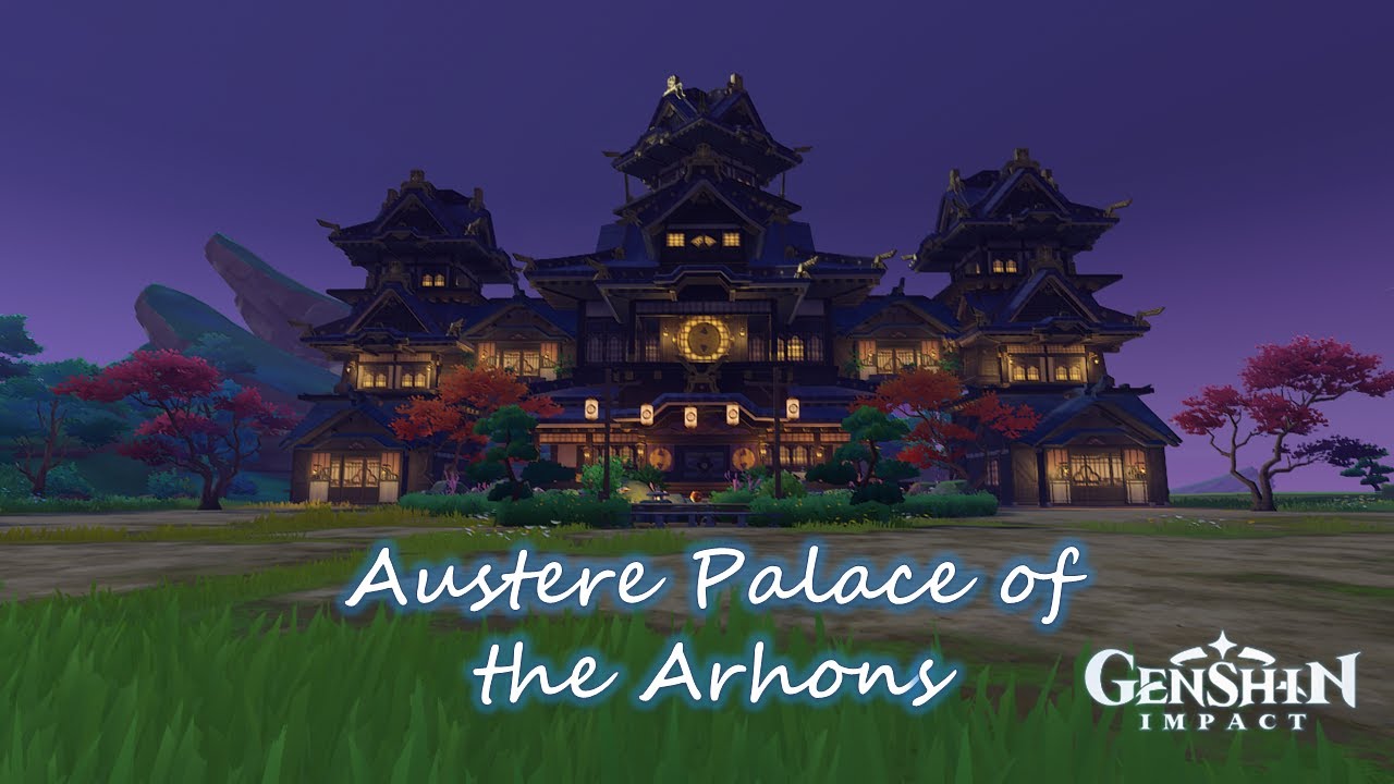 Austere Palace of the Archons | Exterior Build | Serenitea Pot Showcase ...