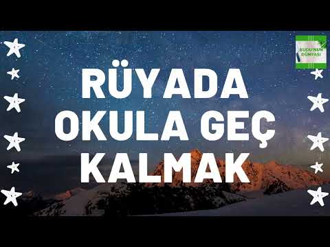 Rüyada Okula Geç Kalmak Ne Anlama Gelir I Tüm Detaylar
