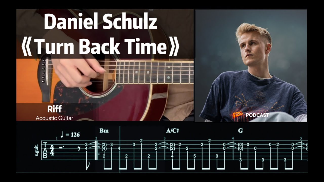 Acoustic Guitar Riff | 03.Daniel Schulz - Turn Back Time (TAB) - YouTube