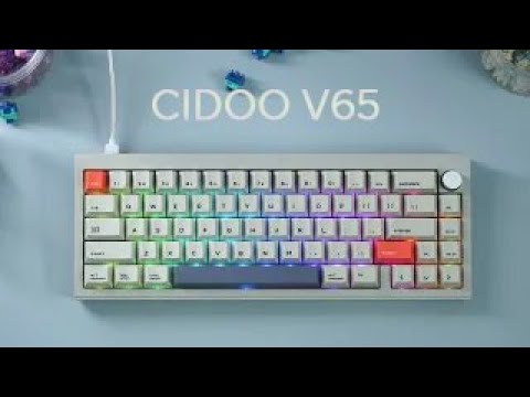 【Tutorial】CIDOO V65 Keyboard Function Guide - YouTube