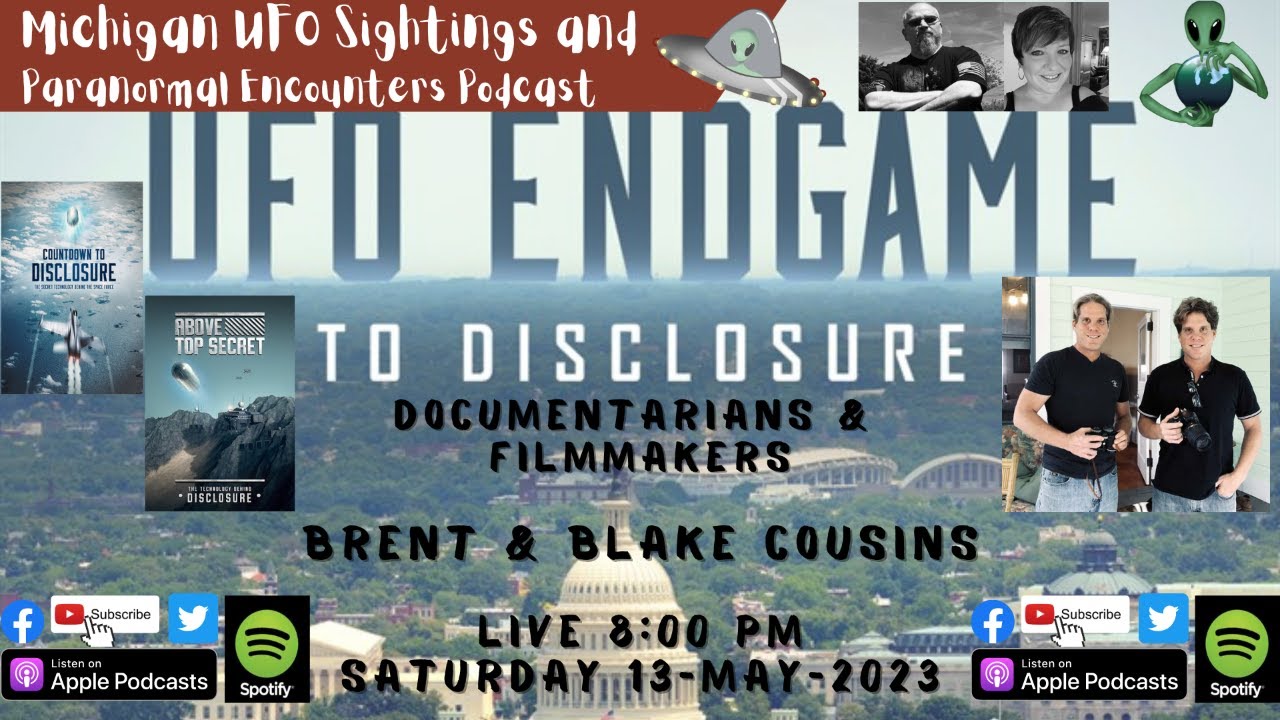 UFO Endgame To Disclosure wsg Brent and Blake Cousins - YouTube