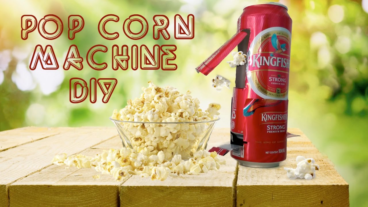 DIY POPCORN MACHINE SIMPLE LIFE HACK - YouTube