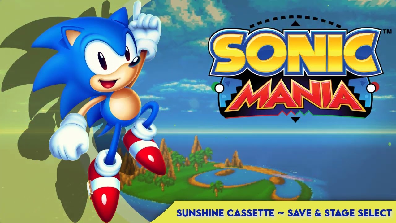 Sunshine Cassette ~Save & Stage Select Screen || Sonic Mania - YouTube