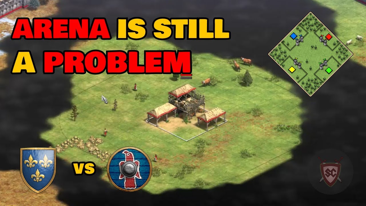 AoE2 DE | Arena is still a problem | Franks vs Goths | 1v1 Arena ...
