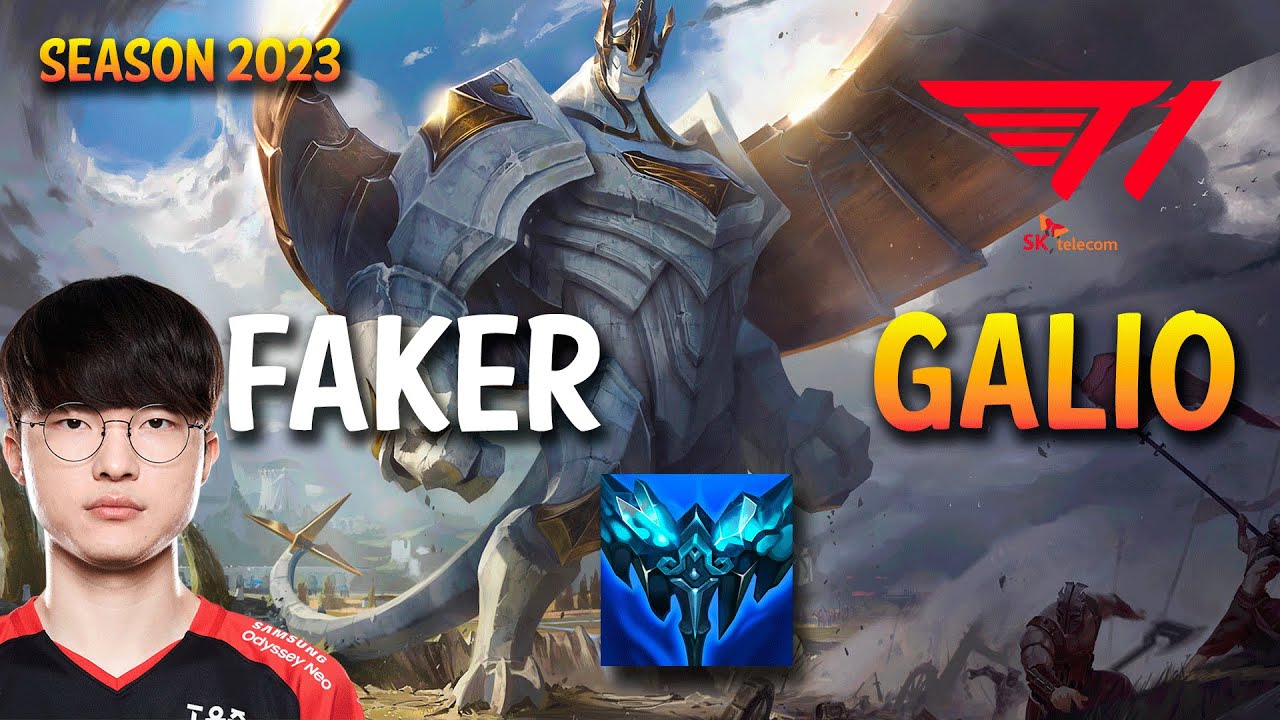 T1 Faker GALIO vs AHRI Mid - KR Ranked - YouTube