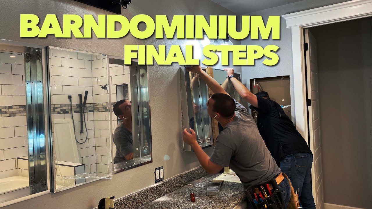 FINAL STRETCH on Mansfield BARNDOMINIUM | Texas Best Construction - YouTube