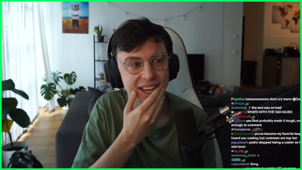 Caedrel Gets Emotional Over Reaction To His Casting Retirement - YouTube