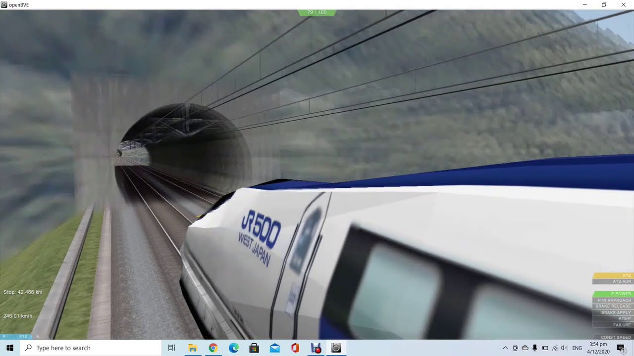 OpenBVE Gameplay (Kodama line from Atami to Tokyo Terminal Station with ...