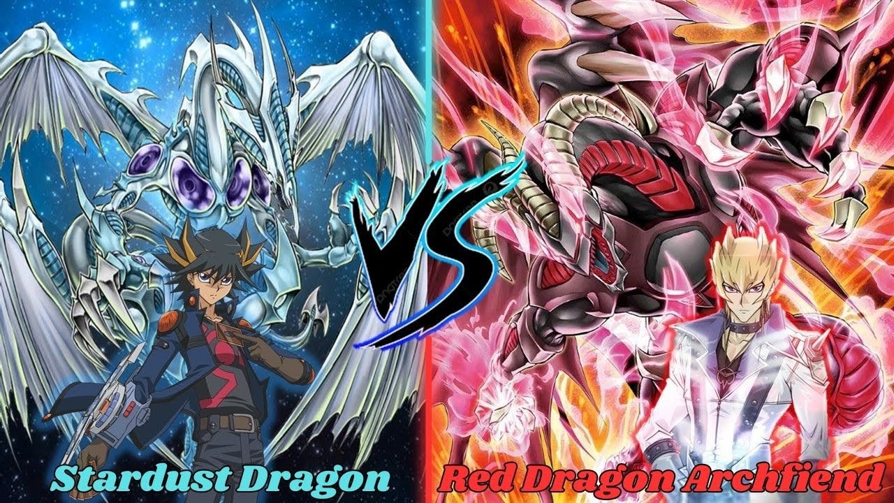 Yu-Gi-Oh! - ReMatch Stardust VS Red Dragon Archfiend - YouTube